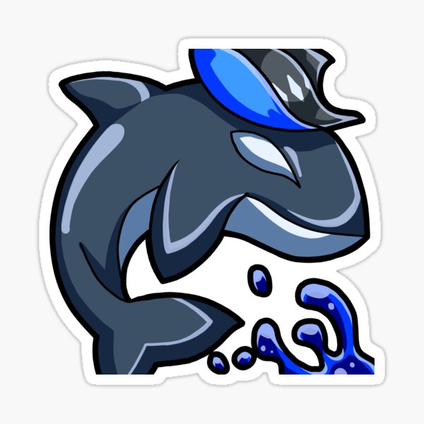 "Gacha whale Skadi" Sticker for Sale by LotteLabrys | Redbubble
