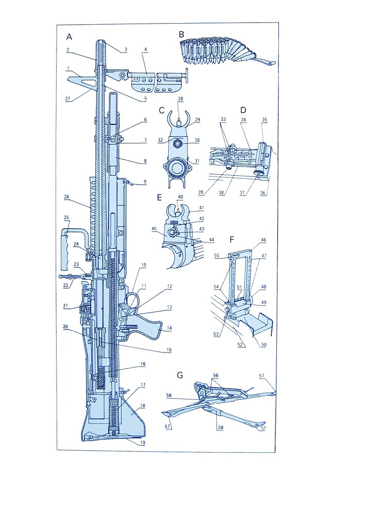 "M60 Blueprint mk1" Art Print for Sale by RAR343 | Redbubble