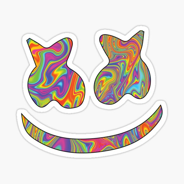 "trippy mello" Sticker by happyhg | Redbubble