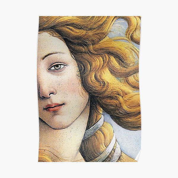 "Detail Botticelli Venus Art." Poster for Sale by Shirley-Luce | Redbubble