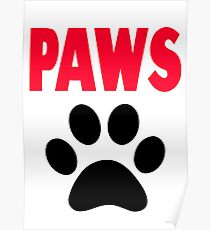 Paws Jaws Posters | Redbubble