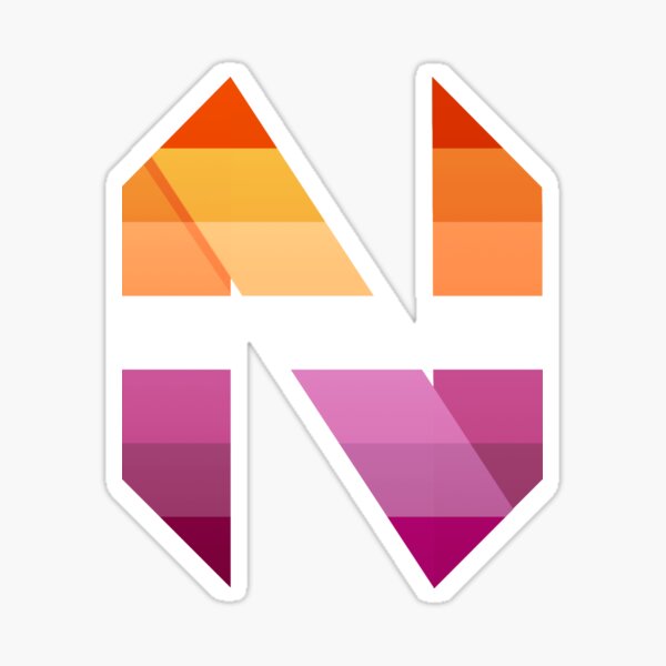 "Lesbian Pride Neovim Logo" Sticker for Sale by QuietMisdreavus | Redbubble