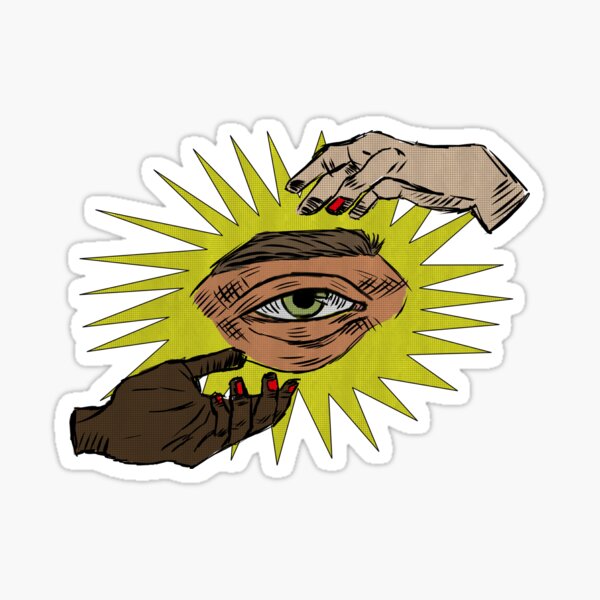 "Behold!" Sticker by martitheoffice | Redbubble