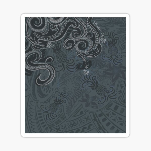 "Hawaiian - Polynesian Pineapple Design " Sticker for Sale by ...