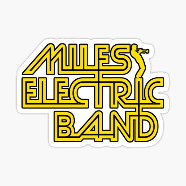 "miles davis electric band logo" Sticker for Sale by djiracekc6 | Redbubble