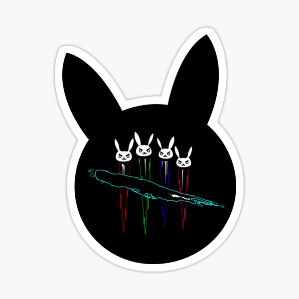 "Dead by Rainbow Bunnies" Sticker for Sale by TundraMerch | Redbubble