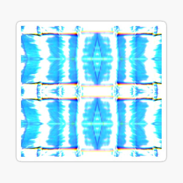 "Radiant Blue Abstract" Sticker for Sale by Latorih10 | Redbubble