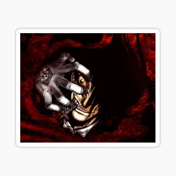 "Alucard " Sticker for Sale by molang5321 | Redbubble