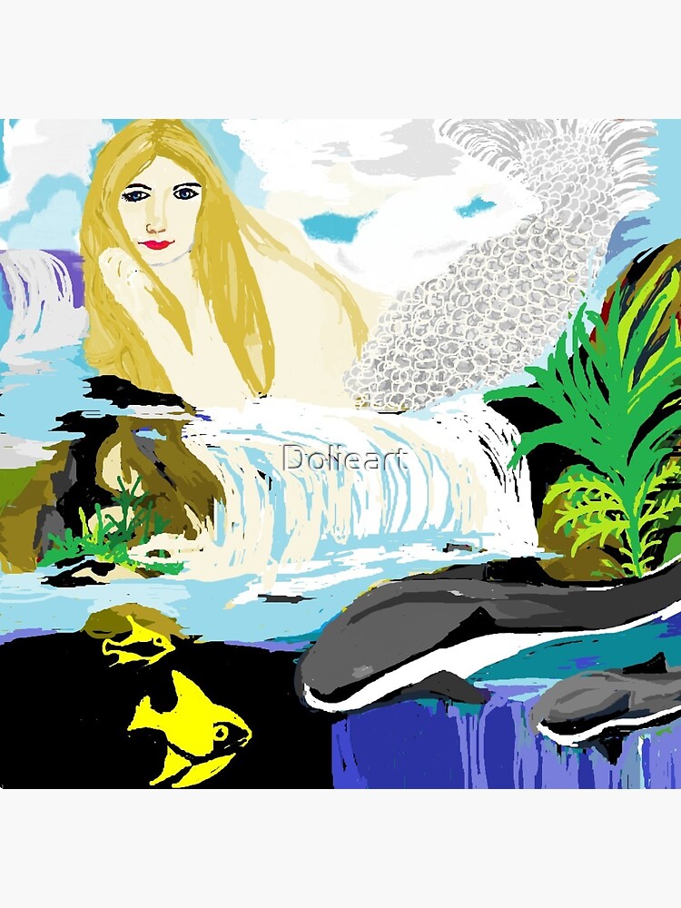 "MERMAID PRINCESS OCEAN SEA FISH LOVER " Sticker for Sale by Dolieart ...