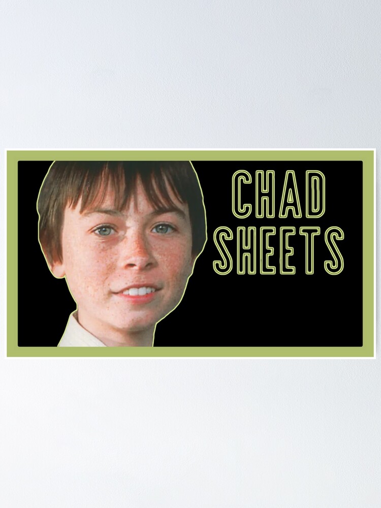 "Chad Sheets, child actor" Poster by Cuttintees | Redbubble