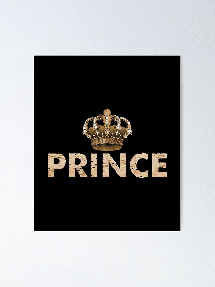 "Prince Gold " Poster for Sale by ehwyll199 | Redbubble