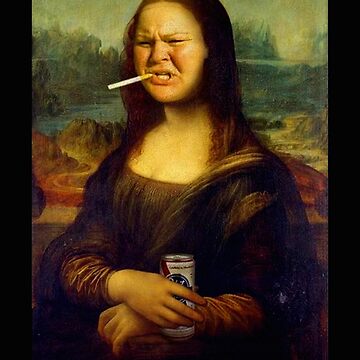 "Tammy Mona Lisa smoking T-shirt" Greeting Card for Sale by Lukifo ...