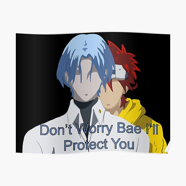 "Don't Worry Bae I'll Protect You || Sk8 the Infinity" Poster by ...