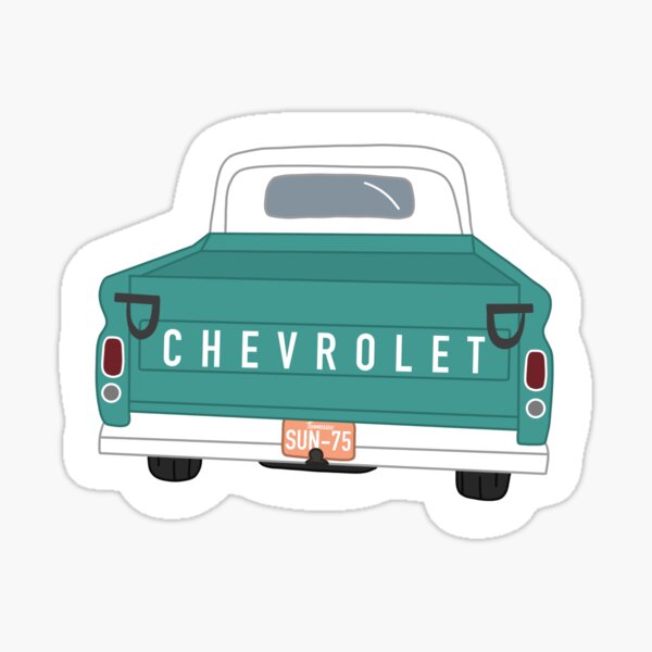"The Chevy" Sticker for Sale by Gracie Alyn Designs | Redbubble
