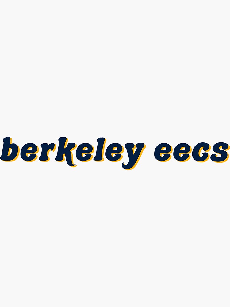 "Berkeley EECS " Sticker for Sale by sachibydesign | Redbubble