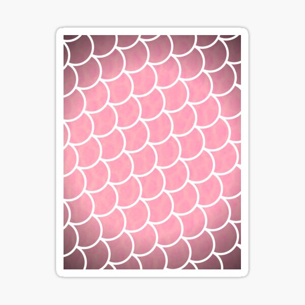 "Pink Fish Scales" Sticker for Sale by crsdonovan70 | Redbubble