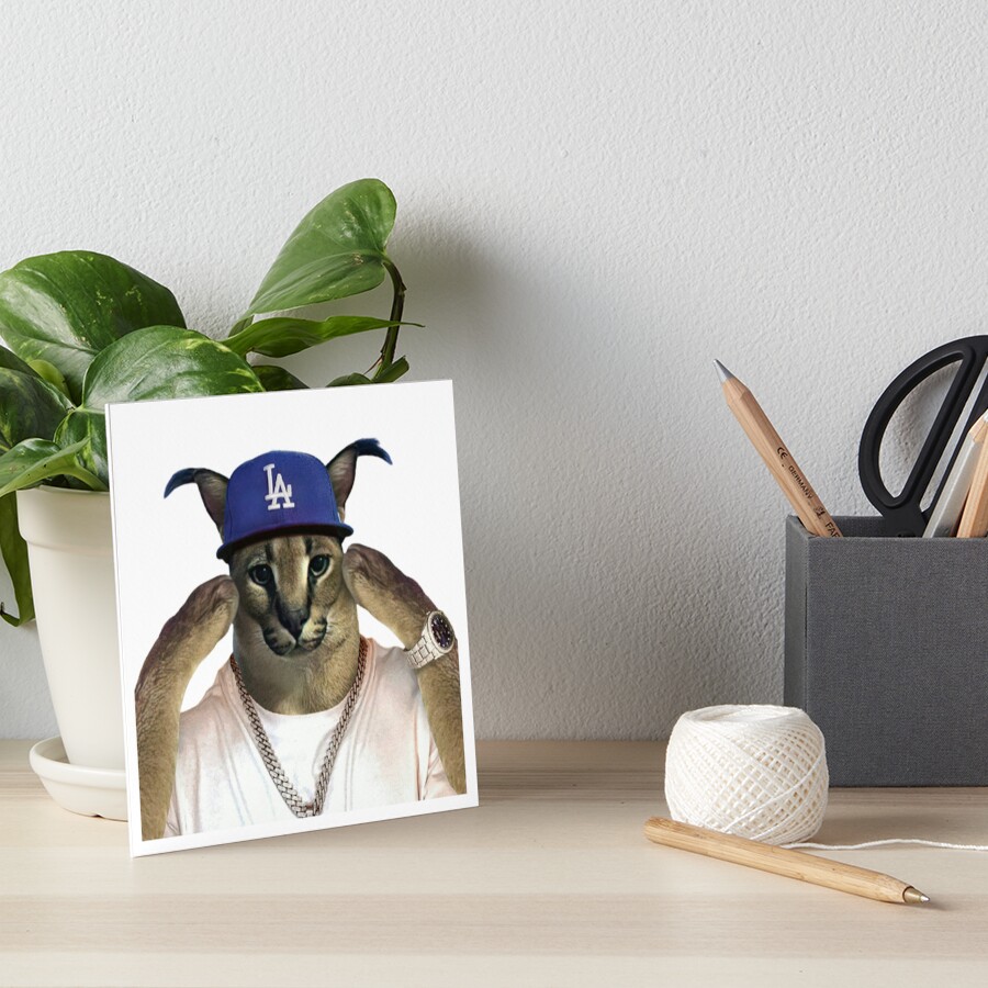 "Big Floppa Rapper" Poster for Sale by lzxzxl | Redbubble