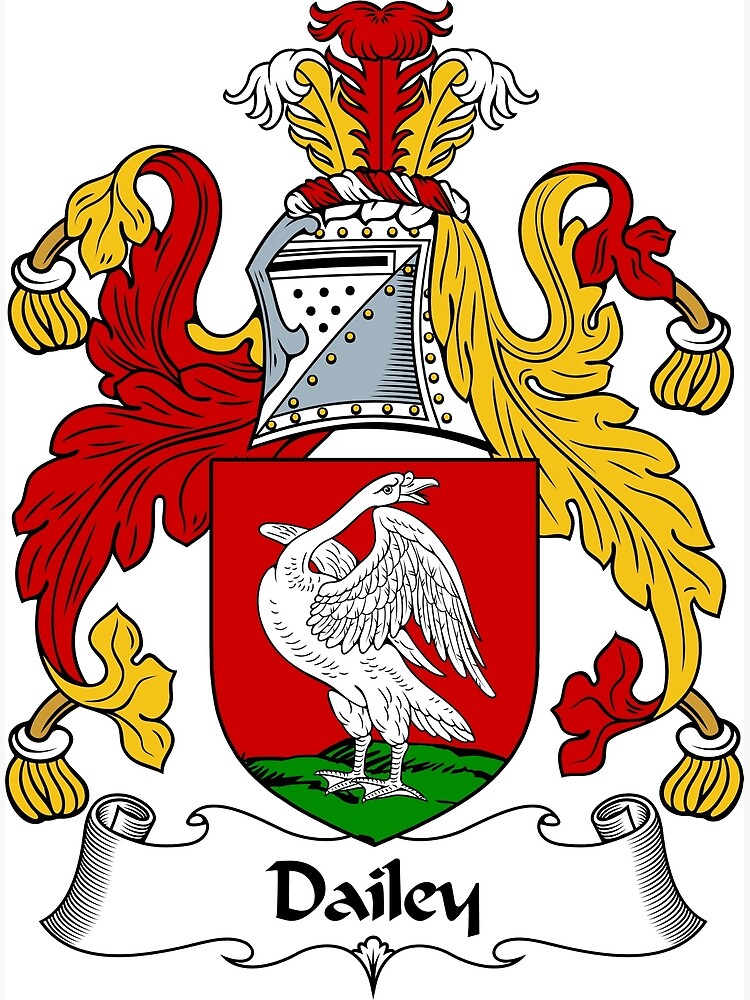 "Dailey Coat of Arms / Dailey Family Crest" Framed Art Print by ...