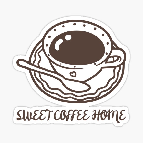 "Lovely Home and Sweet Home Design" Sticker for Sale by JVdesignsPOD ...