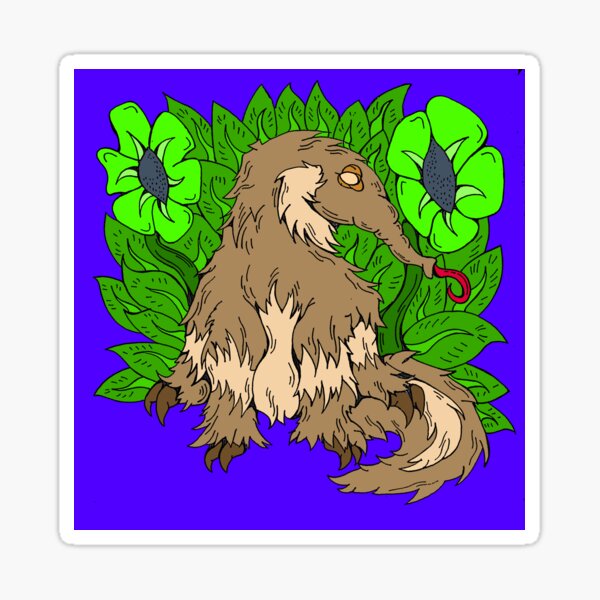 "Anteater " Sticker by napalmnacho | Redbubble