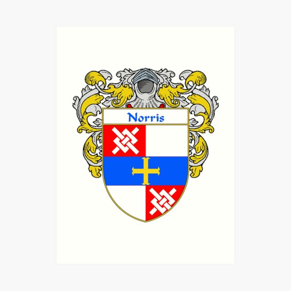 "Norris Coat of Arms/Family Crest" Art Print by IrishArms | Redbubble