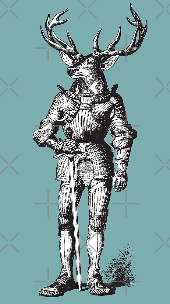 "Deer Knight" by monsterplanet | Redbubble