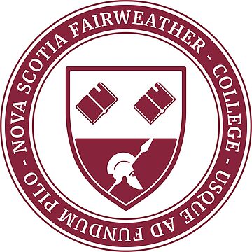 "NSFW College Logo" Sticker by DrawsErre | Redbubble