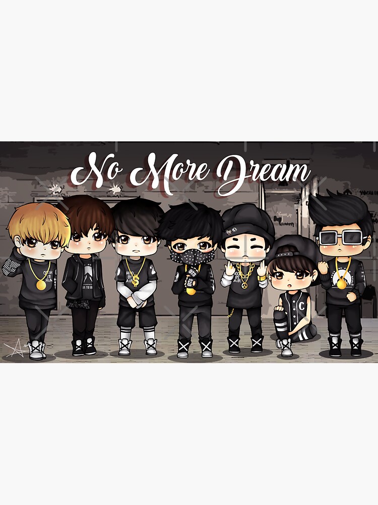 "BTS - NMD Group Chibi" Sticker for Sale by jihanbanana | Redbubble