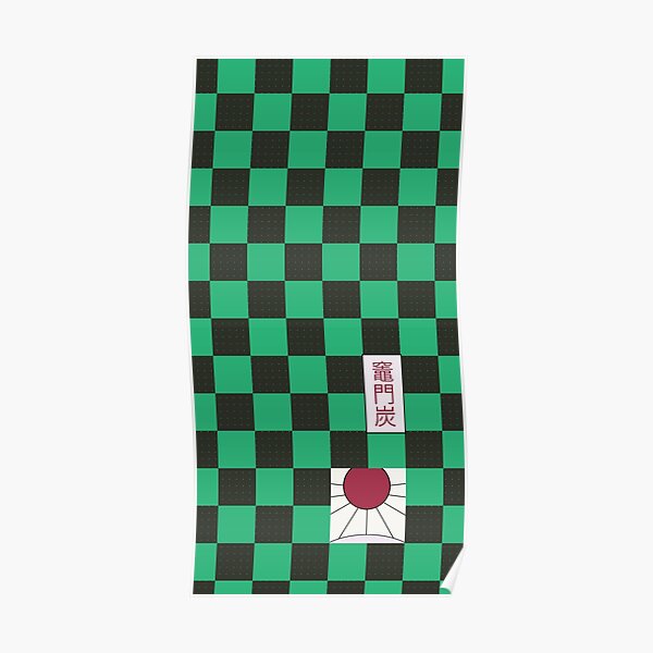 "Tanjiro Kamado Pattern Demon Slayer" Poster von GuimaStick | Redbubble