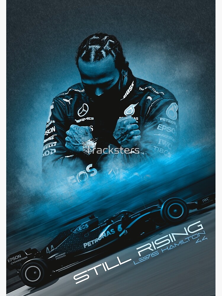 "Lewis Hamilton poster" Poster for Sale by Tracksters | Redbubble