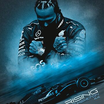 "Lewis Hamilton poster" Postcard by Tracksters | Redbubble