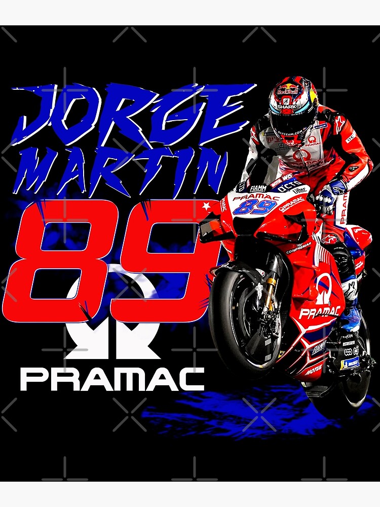 "Jorge Martin MotoGP Moto GP Number 89 New Bike Gift" Poster by ...