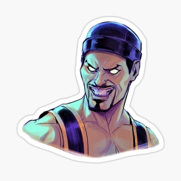 "Shang Tsung Young Minimal Head" Sticker for Sale by Shinobi23 | Redbubble