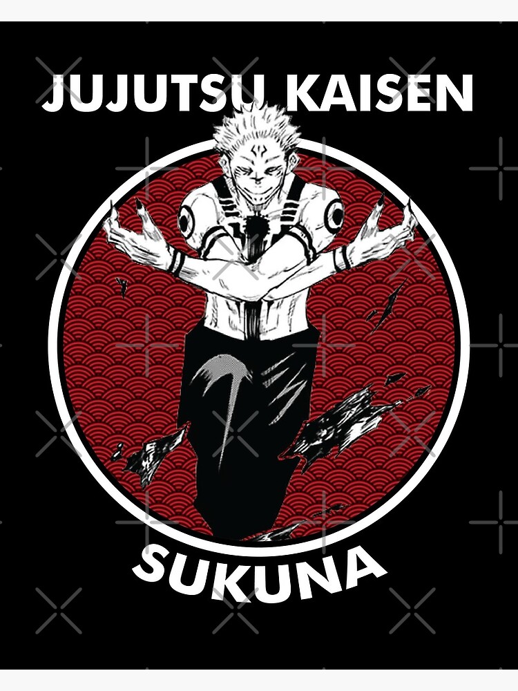 "jujutsu kaisen - sukuna circle" Art Print by RIZWARNUR | Redbubble