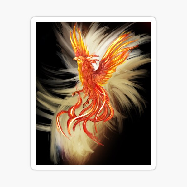 "Phoenix" Sticker for Sale by ivanramiro11 | Redbubble