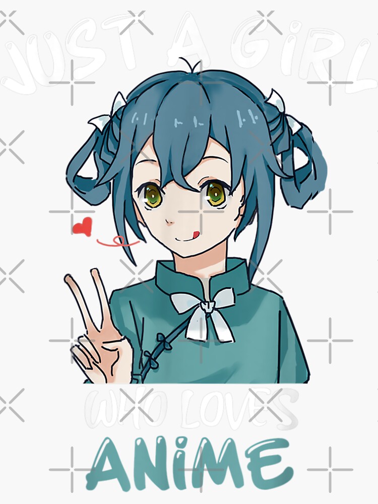 "Anime Merch Otaku Merchandise For Girls Manga" Sticker by Clintoren ...