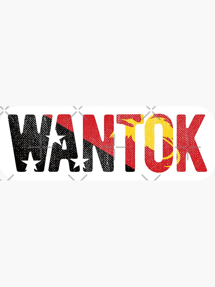 "Wantok PNG - Papua New Guinea" Sticker for Sale by PNG-pikinini ...