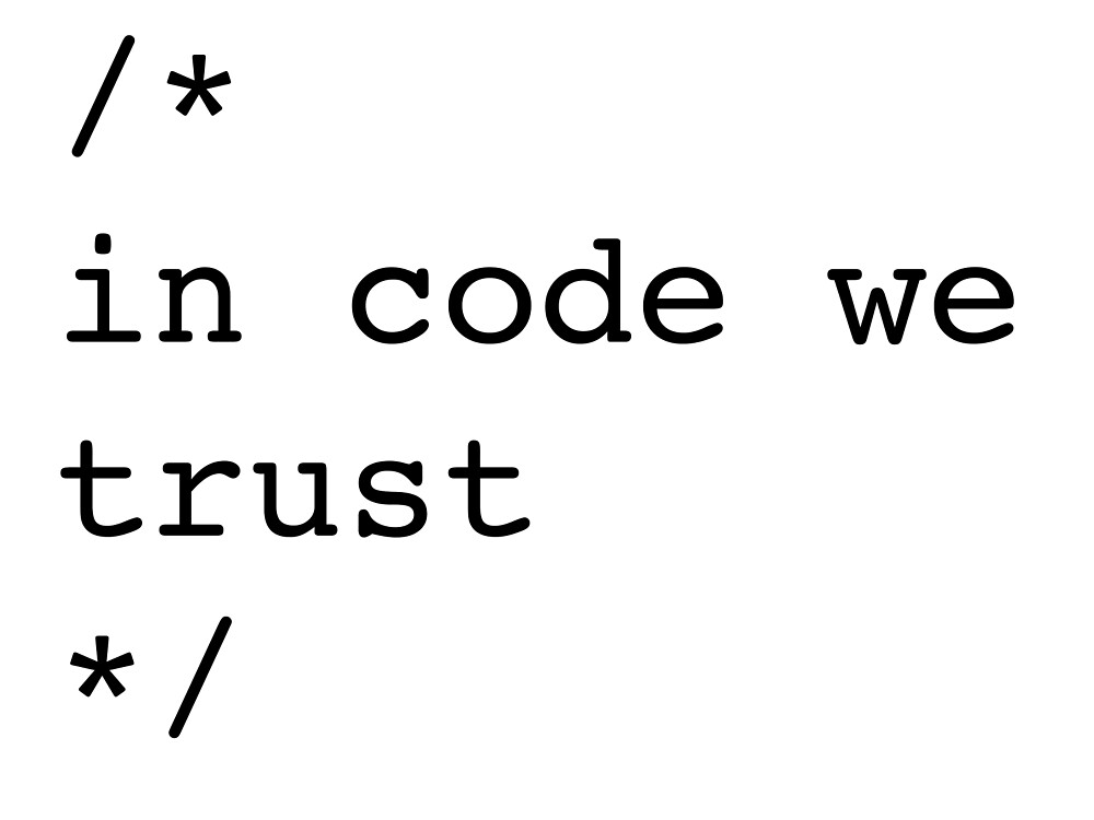 "In Code We Trust (Black)" by 75Central | Redbubble