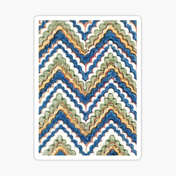 "Retro Chevron" Sticker for Sale by SaraValor | Redbubble