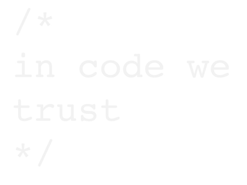 "In Code We Trust (White)" by 75Central | Redbubble