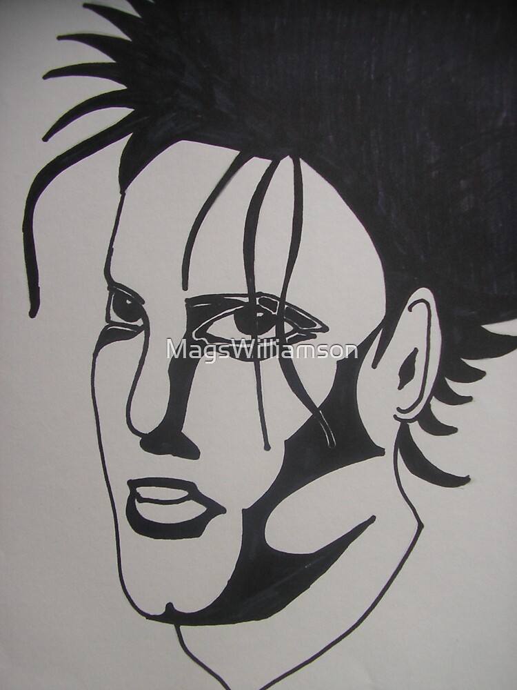 "Robert Smith" Sticker for Sale by MagsWilliamson | Redbubble