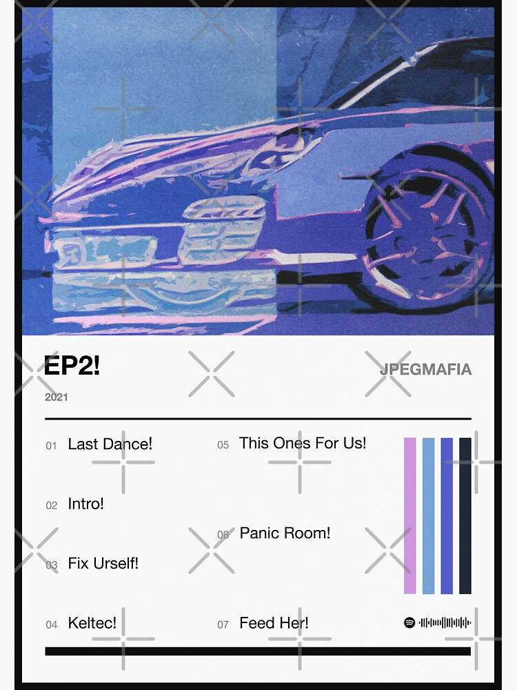 "EP2! Tracklist" Sticker for Sale by FANTANAMOBAY | Redbubble