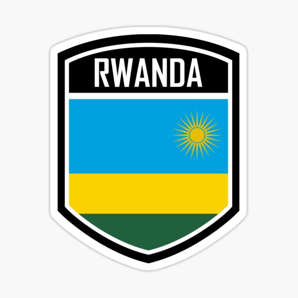 "Rwanda Flag Emblem" Sticker for Sale by T-warrior | Redbubble