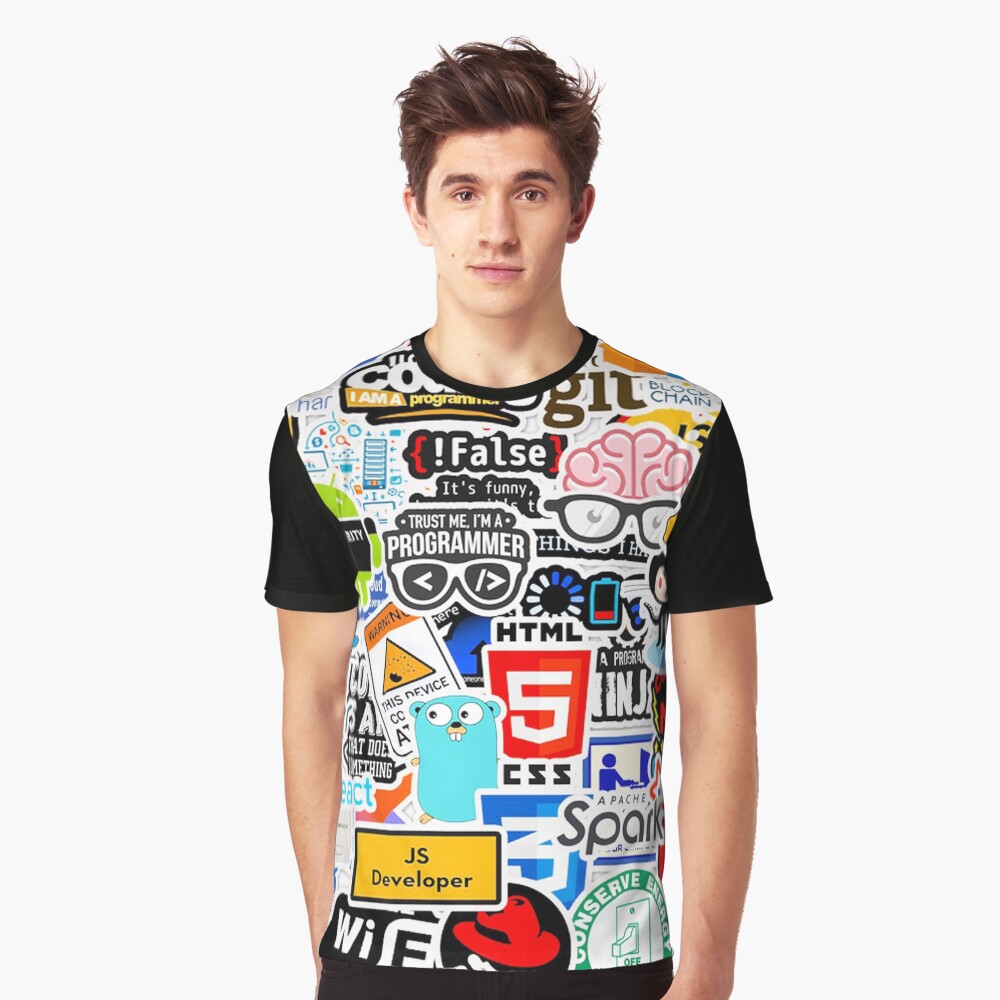 "Programmer's pictures collage." Sticker for Sale by Alexandr Dol ...