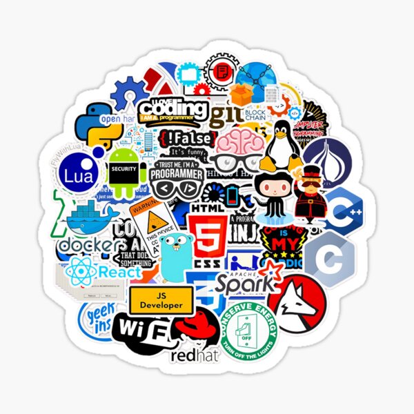 "Programmer's pictures collage." Sticker for Sale by Alexandr3691 ...
