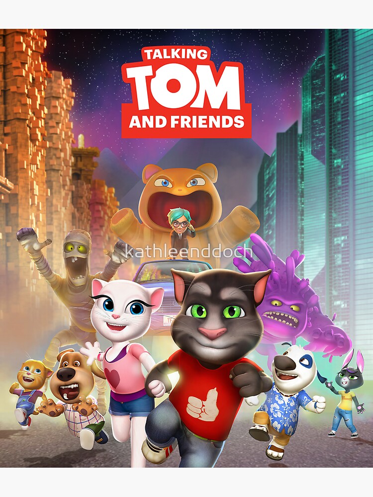 "Threetom the My Talking and friends Tom 2 2021" Sticker for Sale by ...