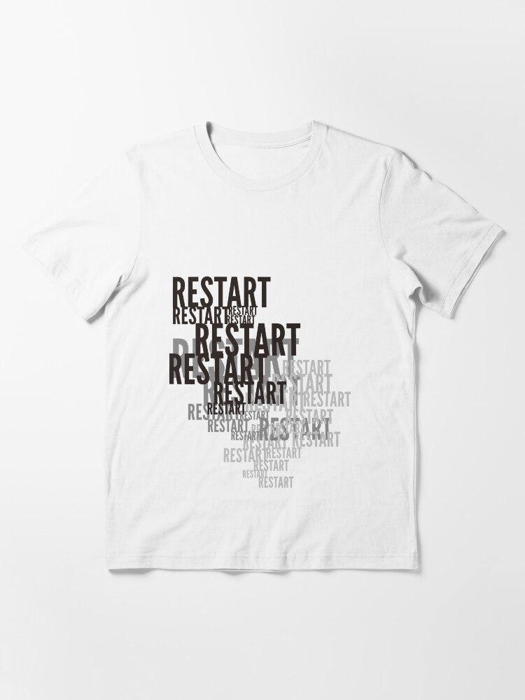 "restart" T-shirt for Sale by tapirink | Redbubble | the stanley ...