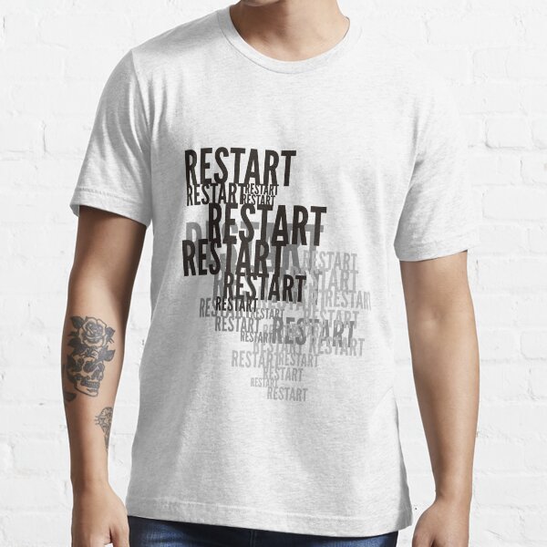 "restart" T-shirt for Sale by tapirink | Redbubble | the stanley ...