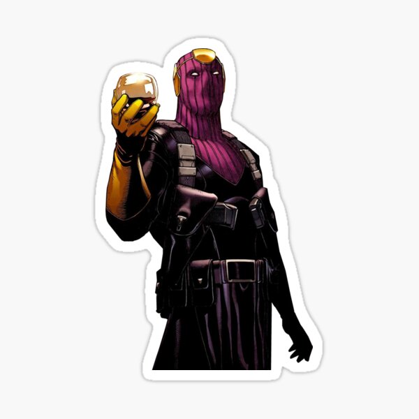 "Baron Zemo cartoon" Sticker by Jamesby | Redbubble