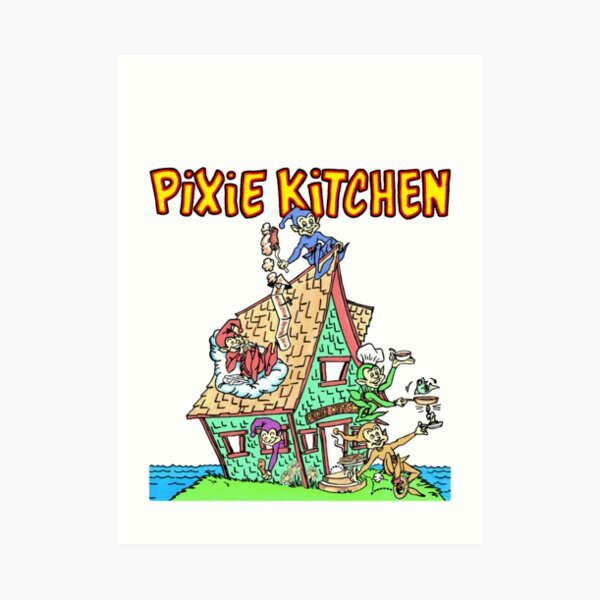 "5 Pixies Pixie Kitchen " Art Print for Sale by Hedrin | Redbubble